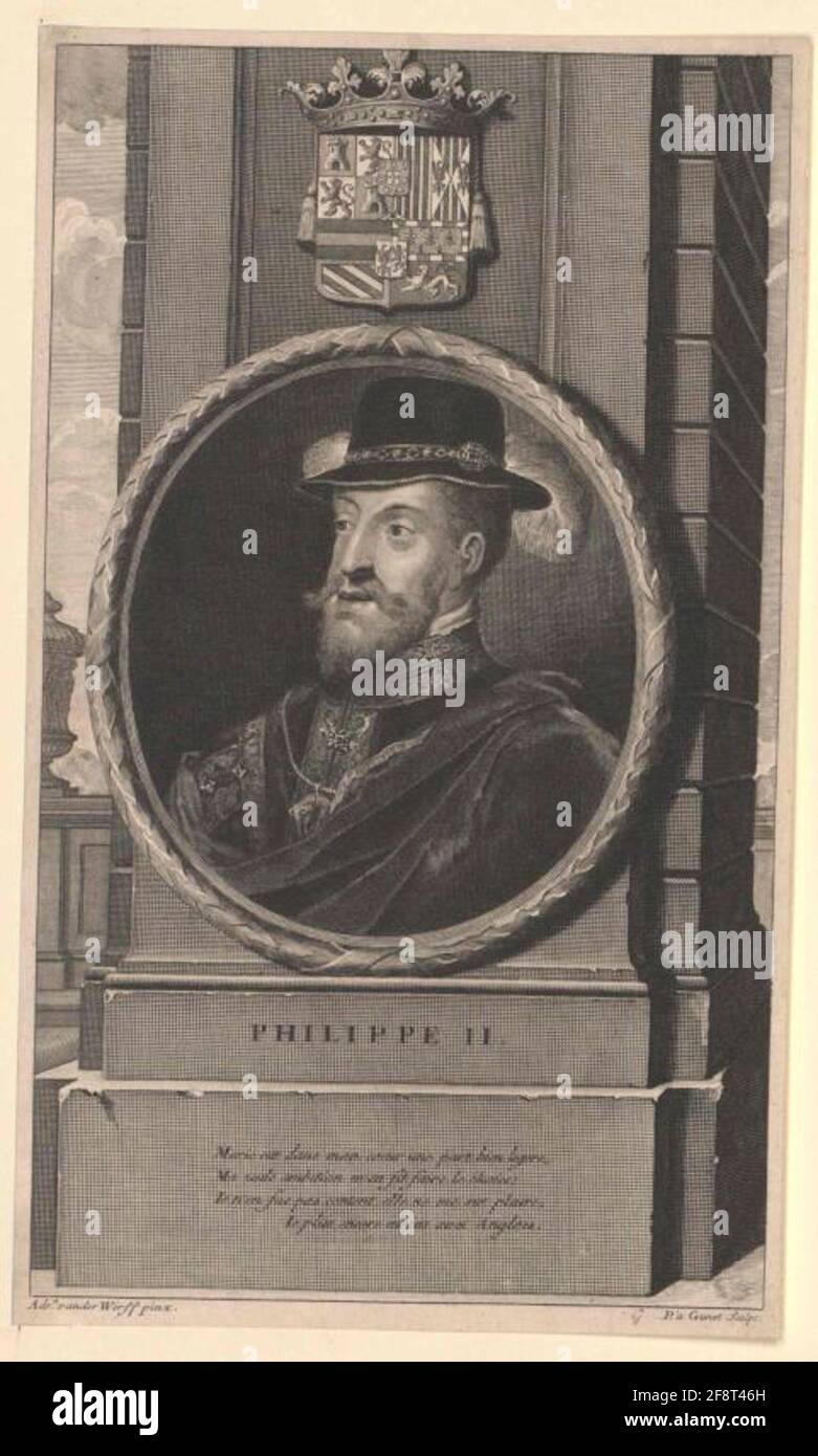 Philipp II., King of Spain Stecher: Gunst, Pieter Stevens Vandation ...