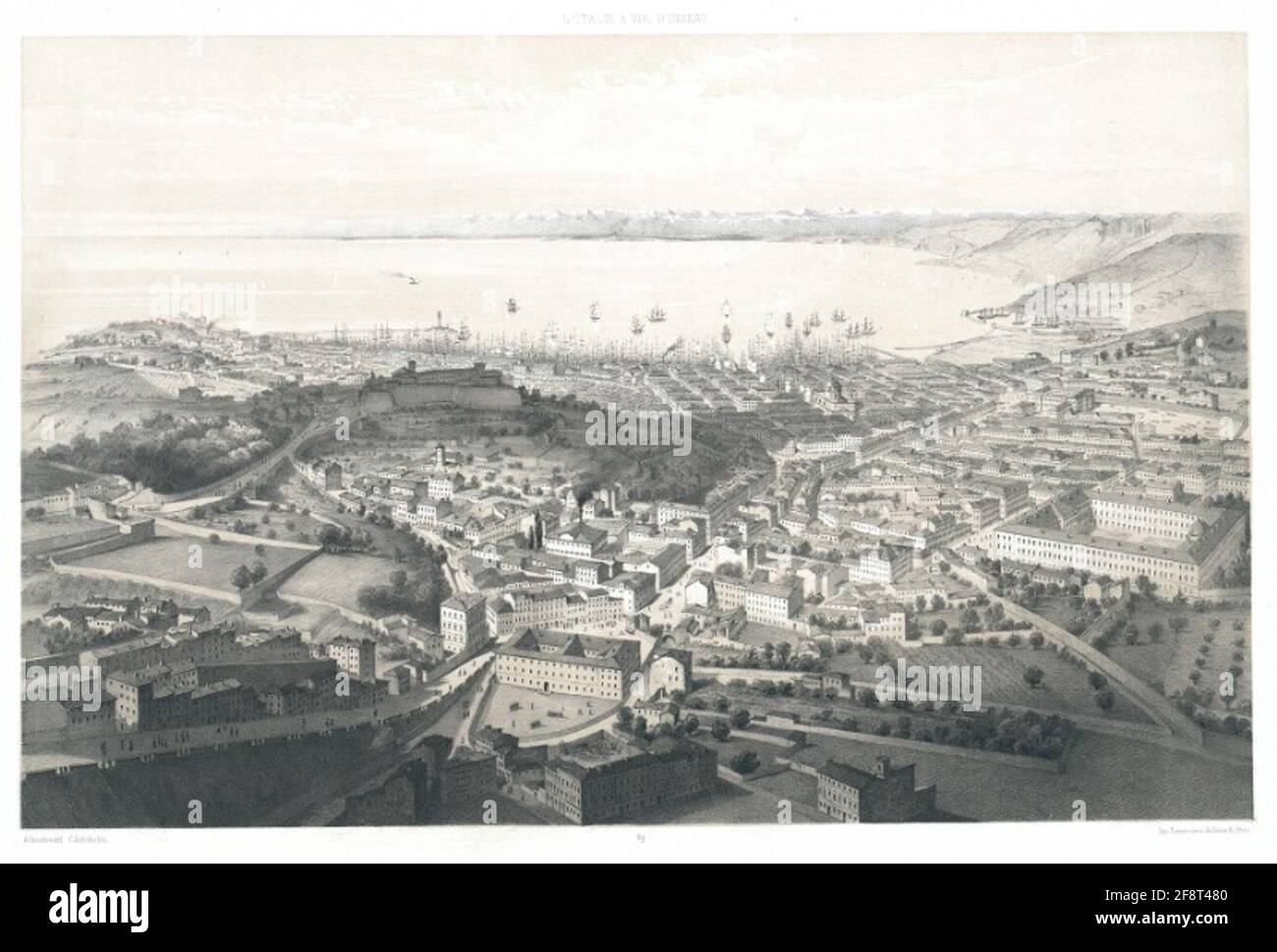 Landscape view over coastal Cut Out Stock Images & Pictures - Alamy