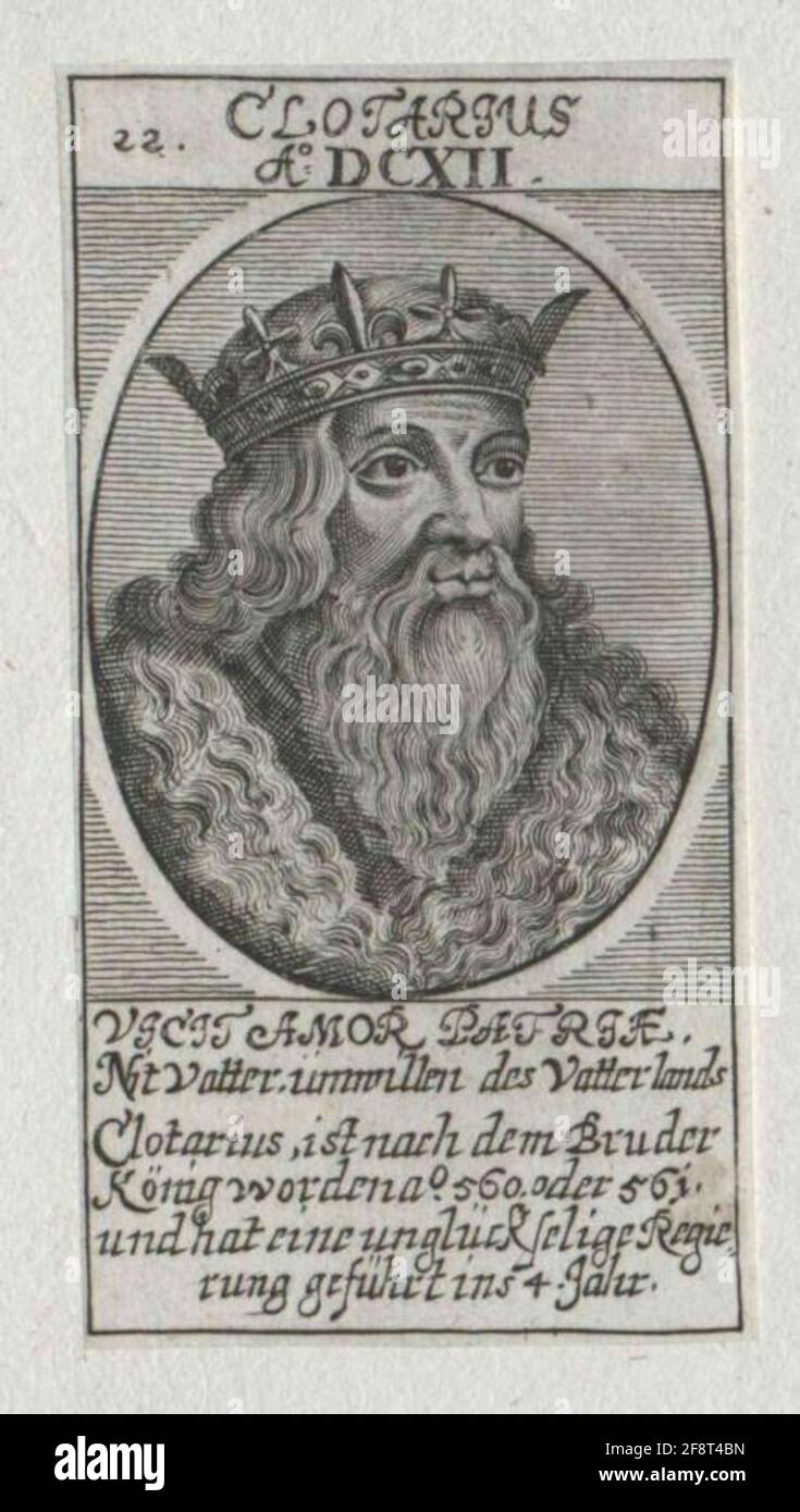 Chlothar I, King of Franconia Stock Photo - Alamy