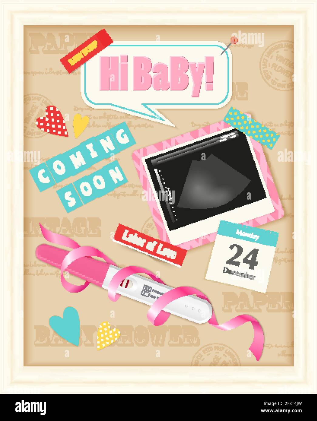 Baby Album Stock Vector Images - Alamy