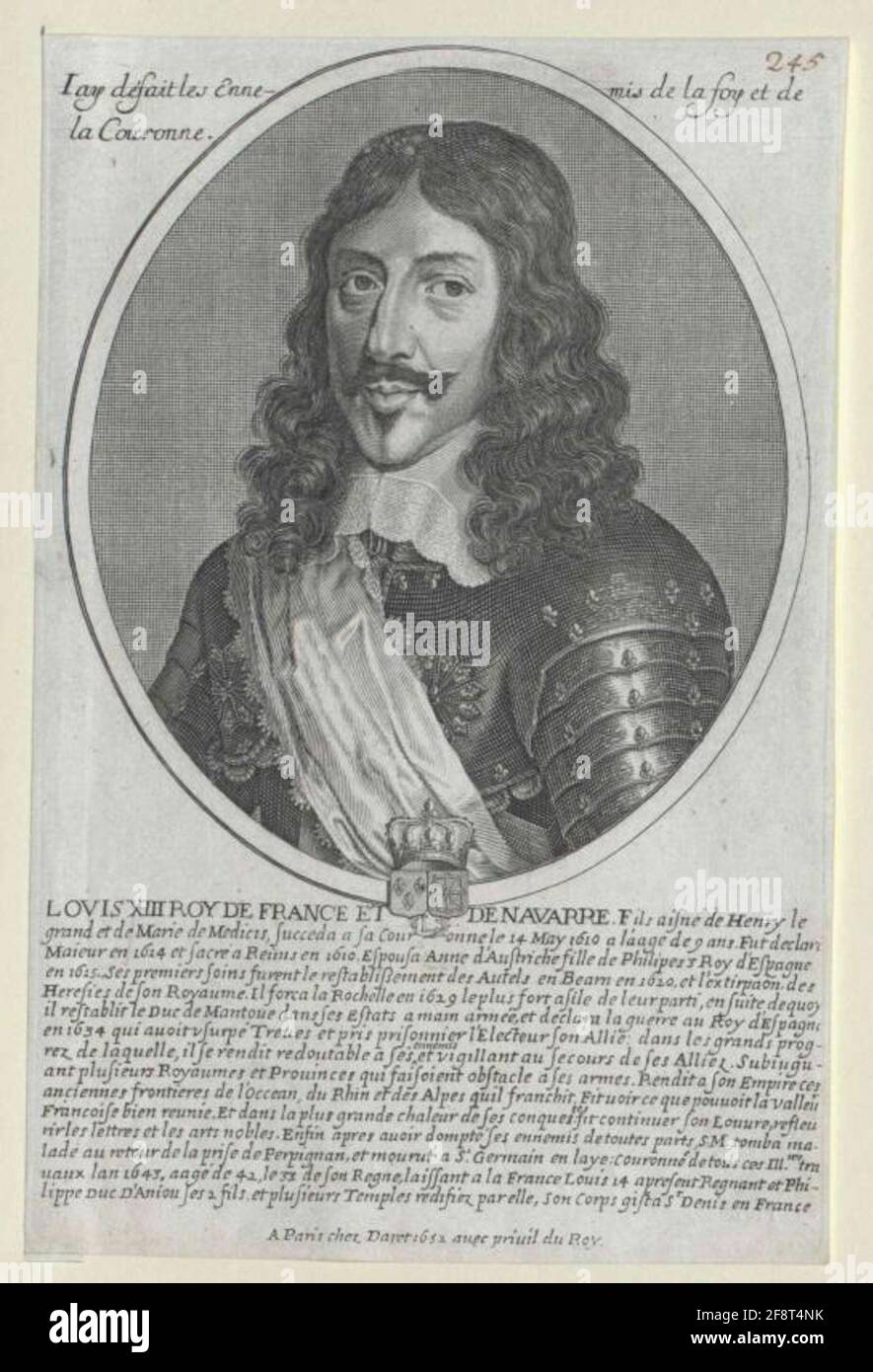 Ludwig XIII., King of France Stock Photo - Alamy