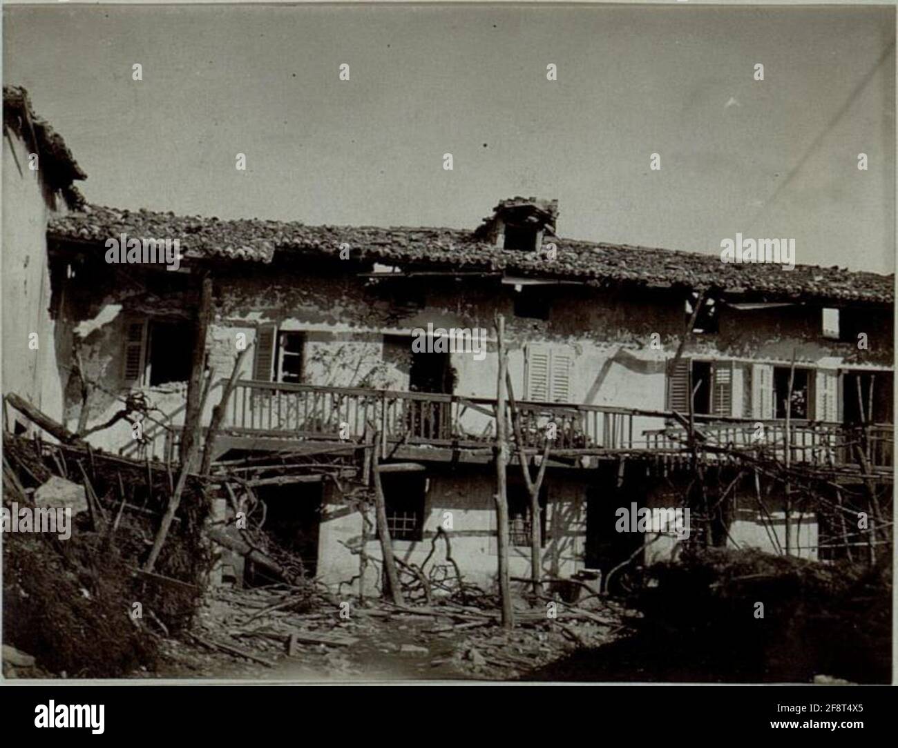 The former battalion commando, house at Oslavija Stock Photo - Alamy
