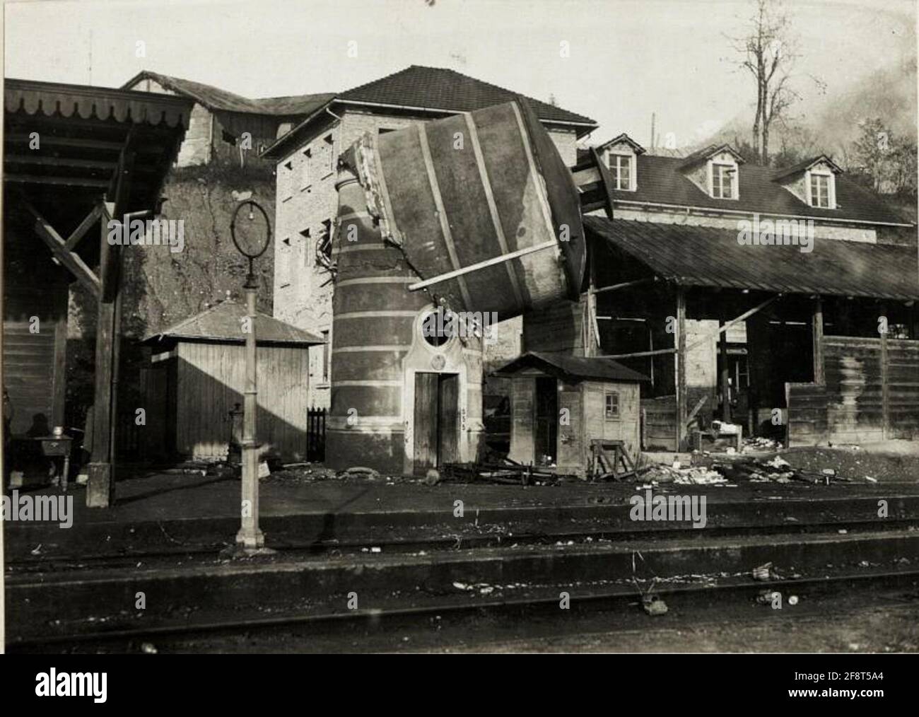 Shared water tank in Calalzo Stock Photo - Alamy