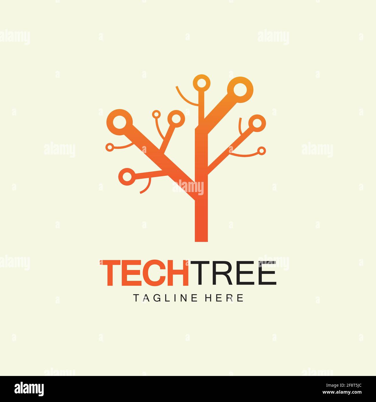 tech tree logo concept,green network technology logo vector.tech tree electrical circuit digital ...