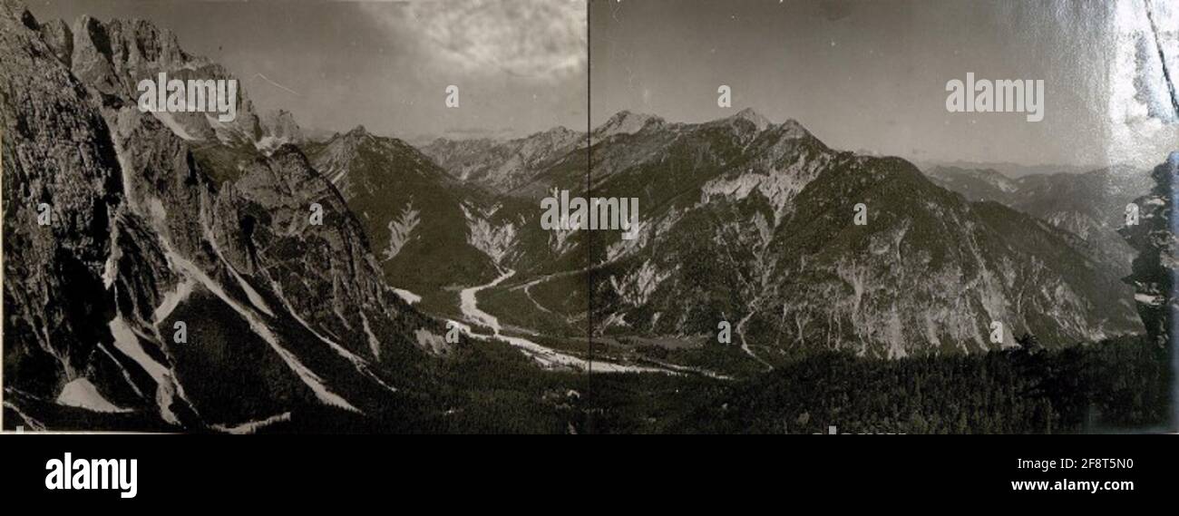 Panorama of artillery observers at Prasnik Stock Photo - Alamy