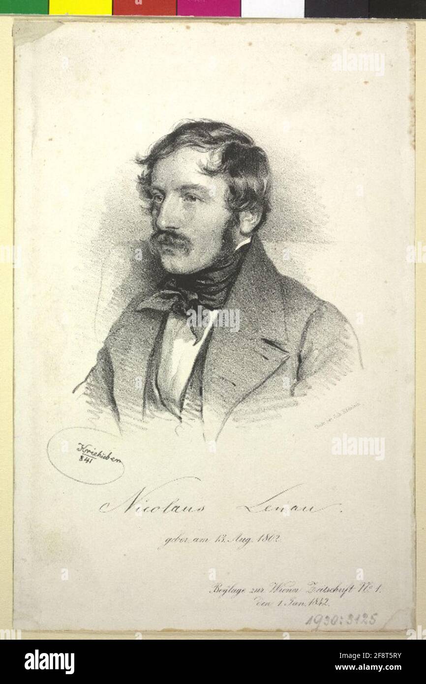 Lenau, Nicholas supplement to the Vienna magazine No.1 from 1 January ...