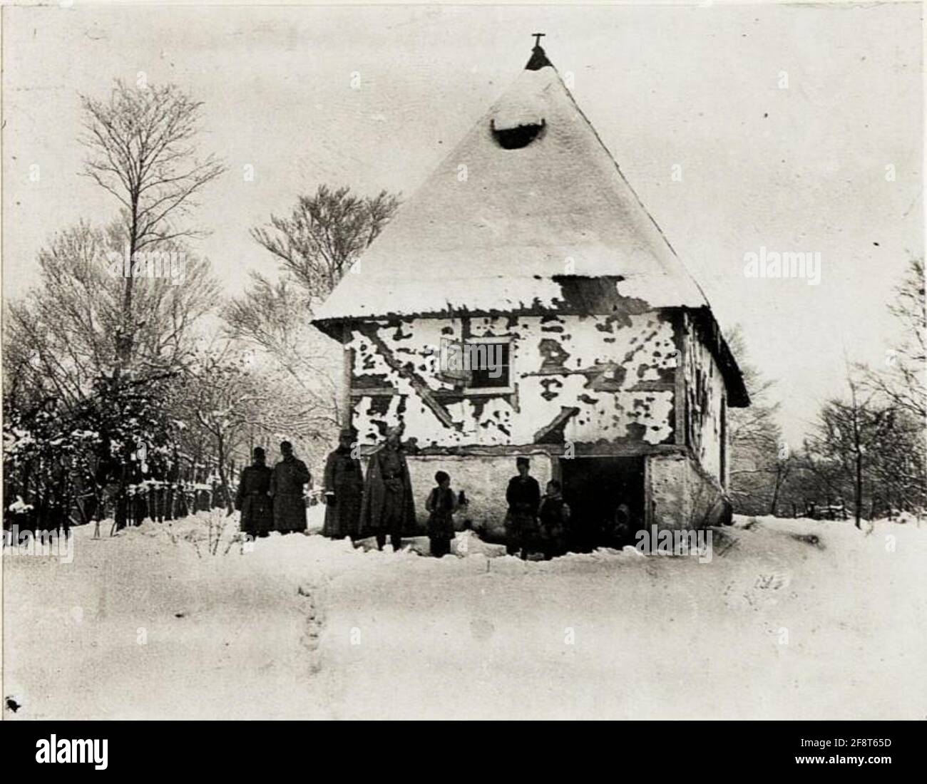 Serbian farmhouse in the mountains between Zvornik and Krupany Stock ...