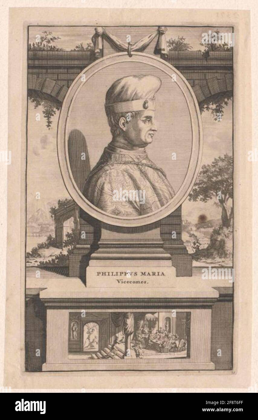 Philipp Maria Visconti, Duke of Milan Stock Photo - Alamy