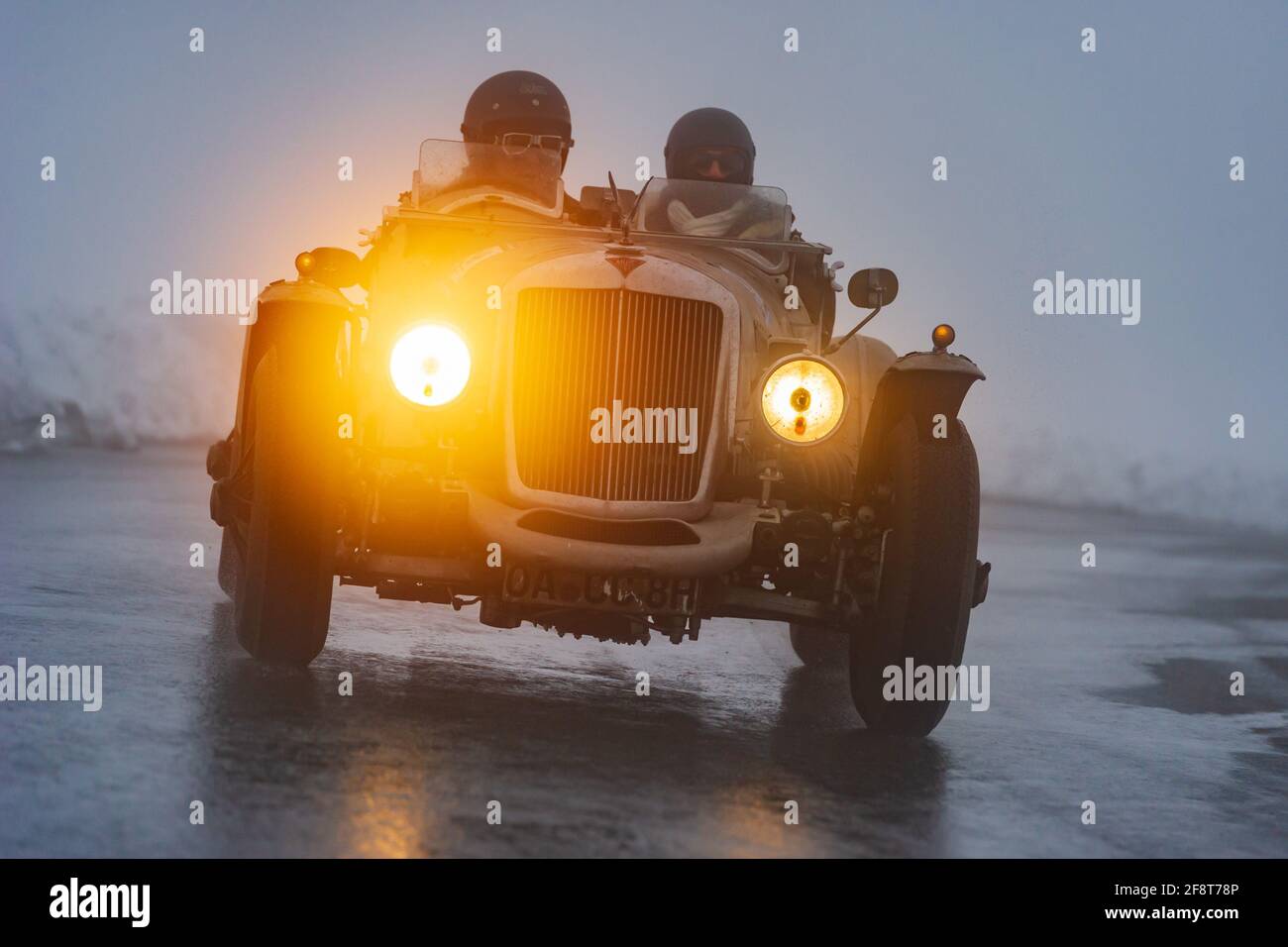 fuscher toerl, austria, 25 sep 2015, vintage alvis roadster at the ...