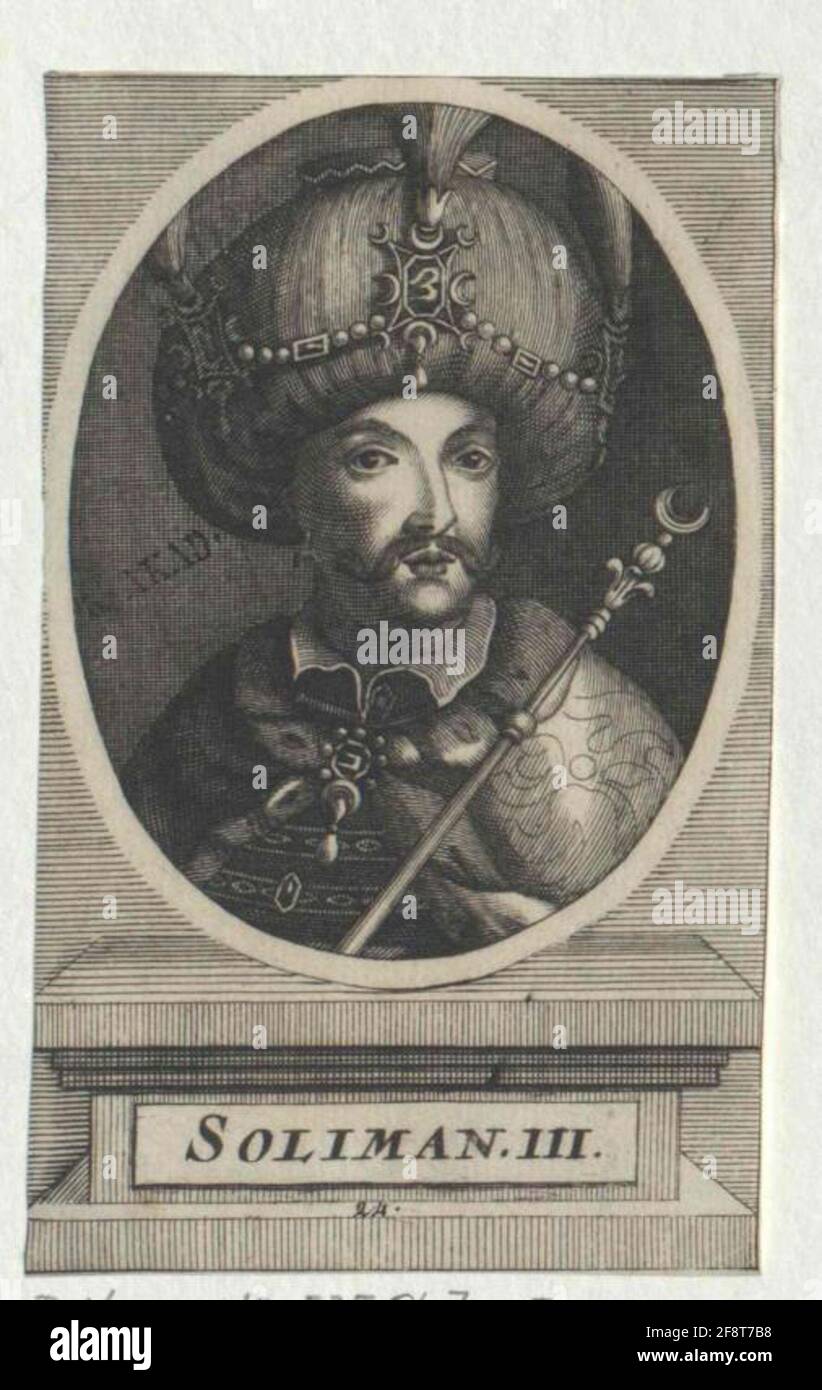 Suleiman III., Sultan of Turkey Stock Photo - Alamy