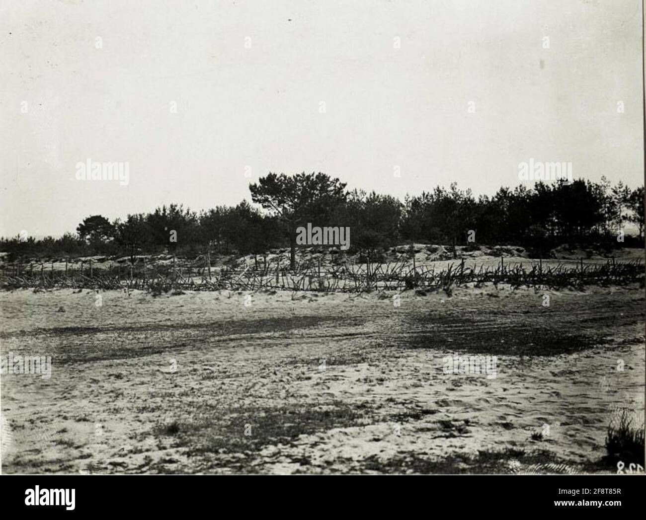 Russian fortified base in the forest southwestern Maziarnia Stock Photo ...