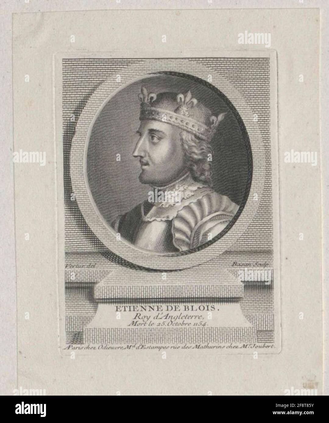 Stephan, King of England Stock Photo - Alamy