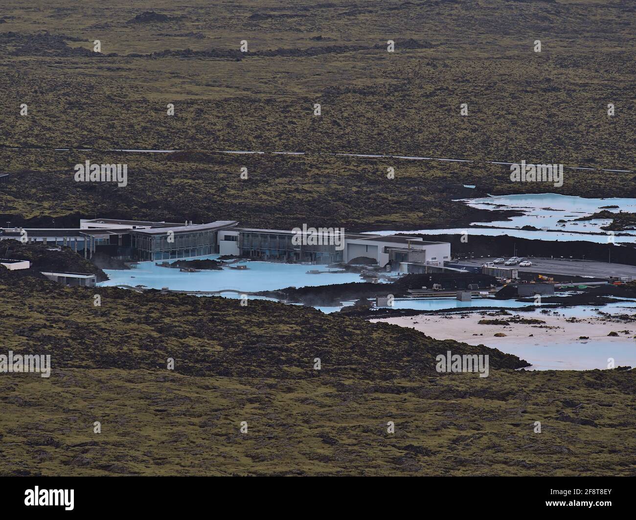Aerial of blue lagoon iceland hi-res stock photography and images - Alamy