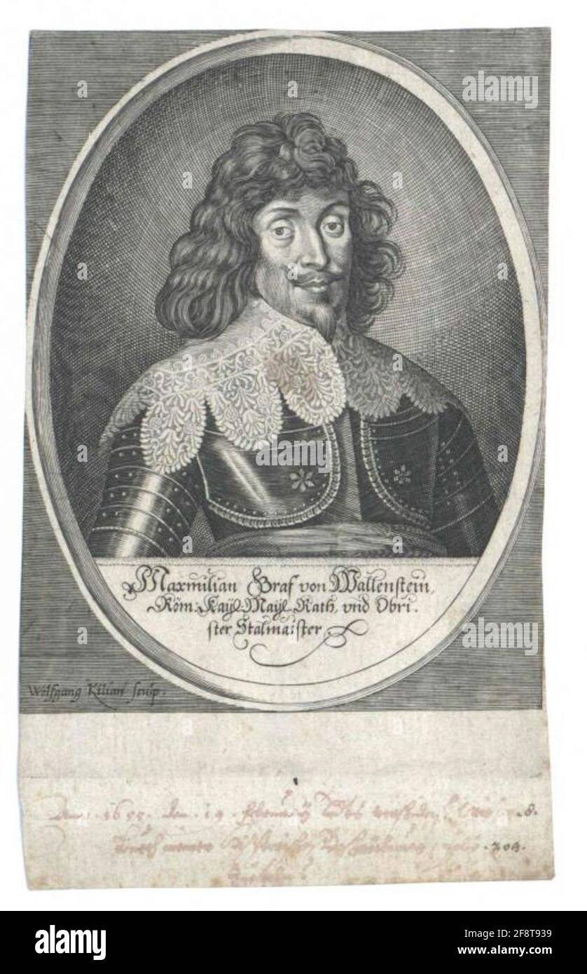 Waldstein, Maximilian Count of Stecher: Kilian, Wolfgangdatierung: 1638 ...