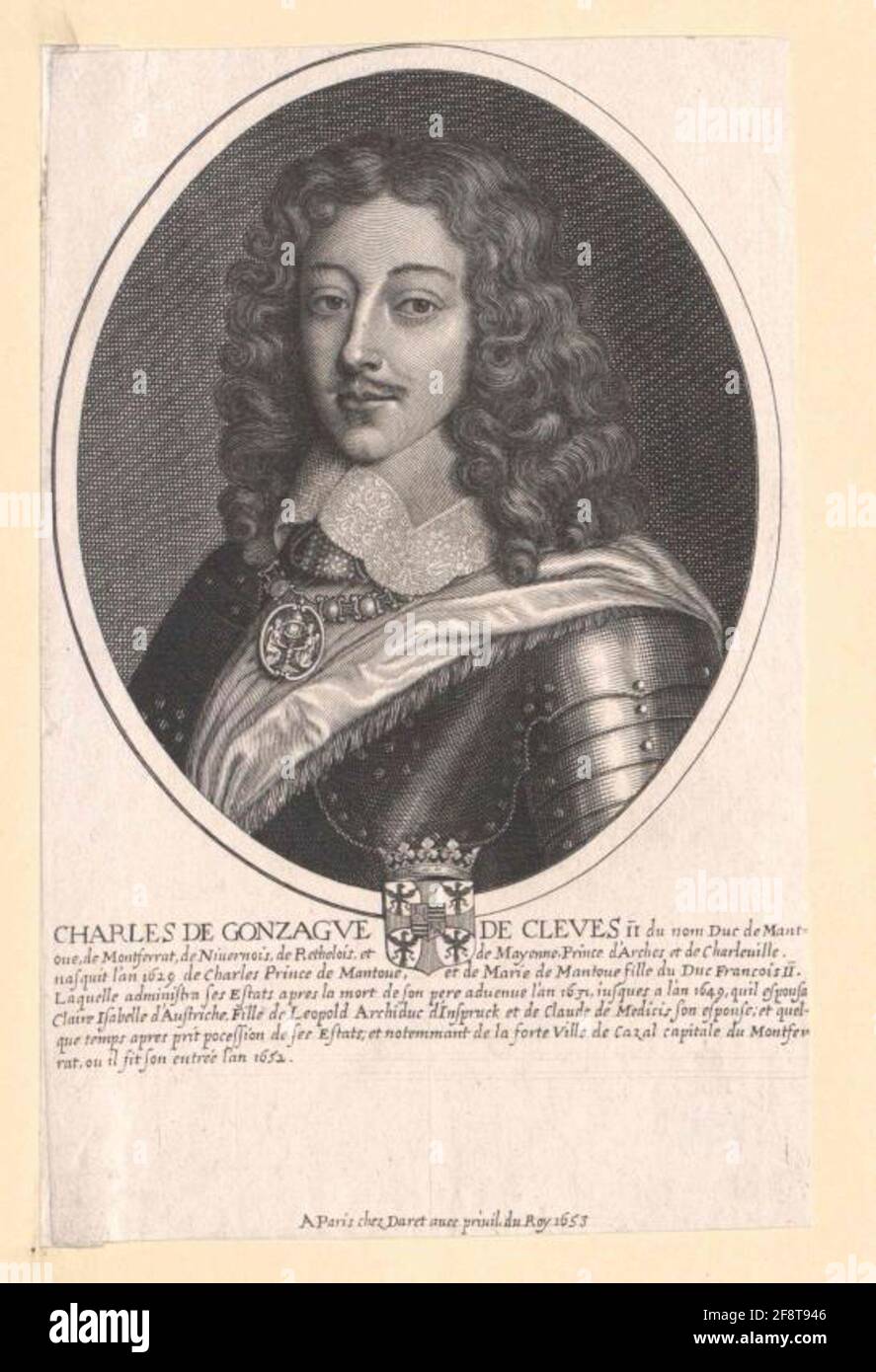 Karl III. Gonzaga, Duke of Mantua Stock Photo - Alamy