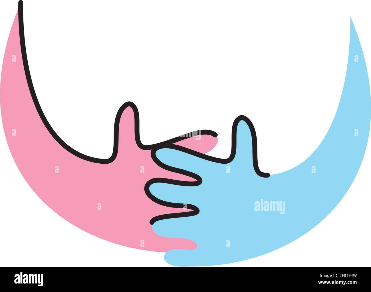 handshake gesture cartoon Stock Vector Image & Art - Alamy