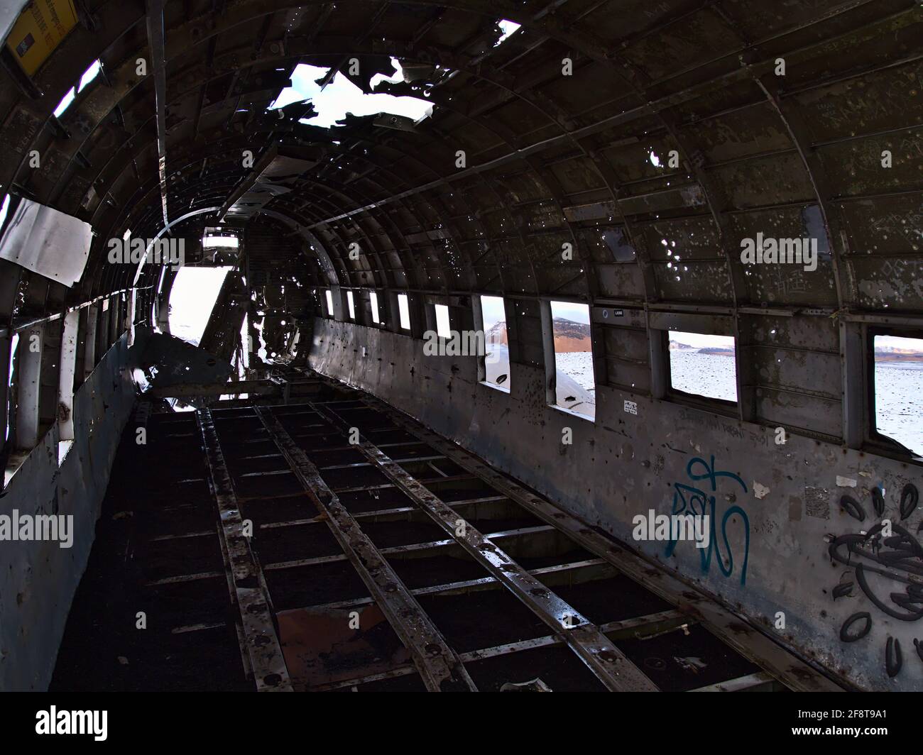 Interior abandoned lonely plane hi-res stock photography and images - Alamy