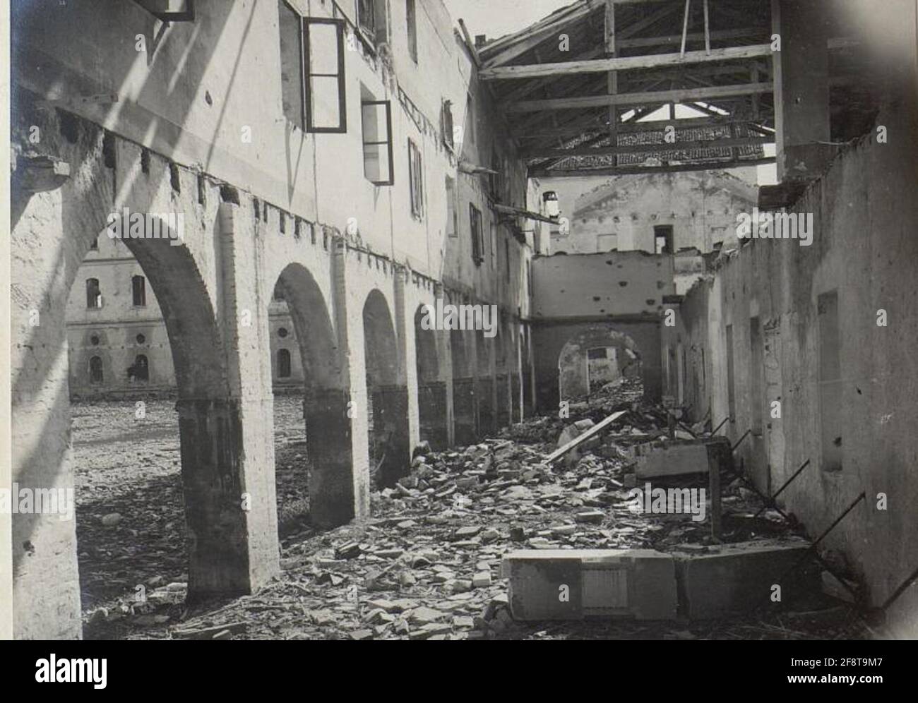 Mandre Italian barracks Stock Photo - Alamy