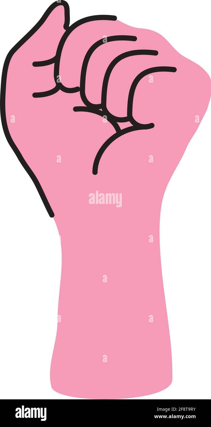 raised hand protest Stock Vector Image & Art - Alamy