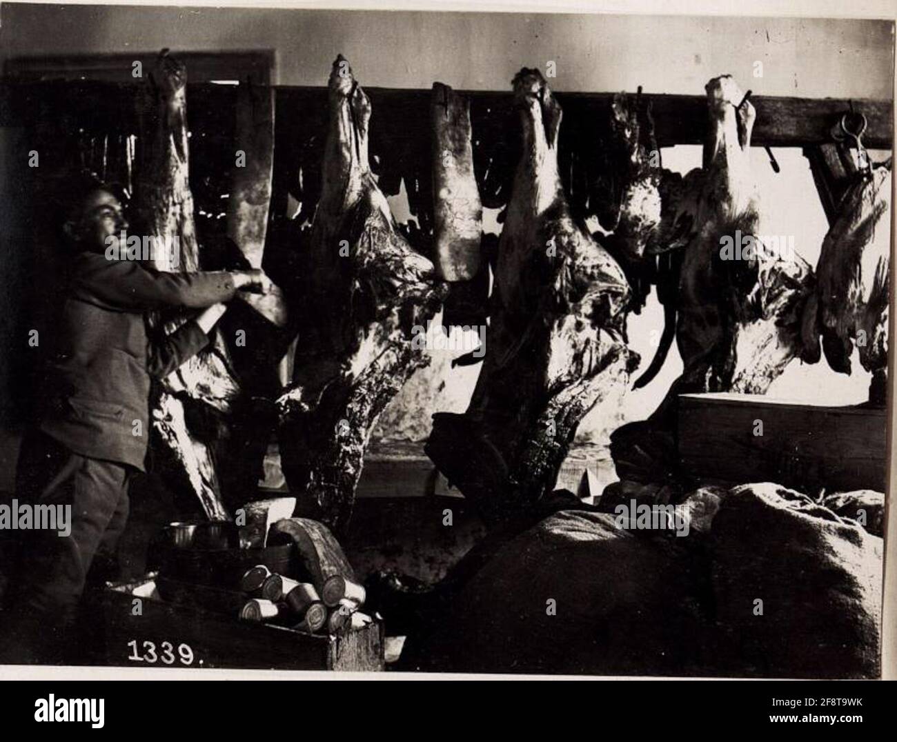 Provant building of the 4th Armee Komage.Lettering. (29 / II.1918 Stock ...