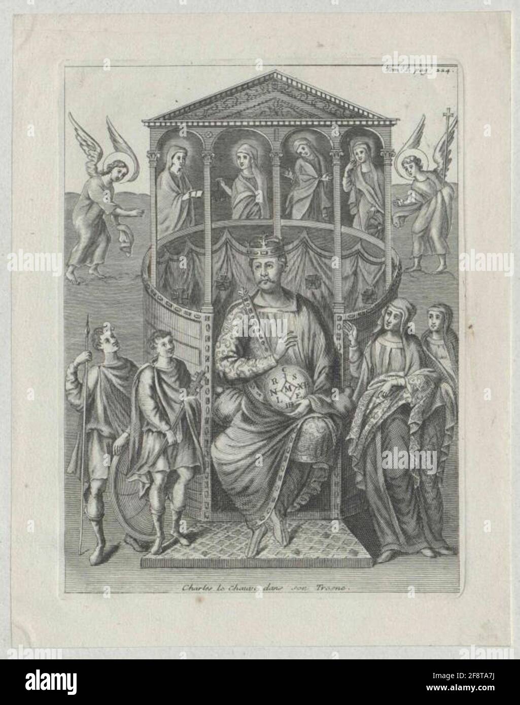 Karl II, the Kahle, Roman Emperor Stock Photo - Alamy