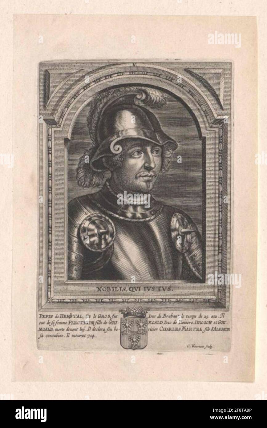 Pippin the middle, Majordom of Franconia Stock Photo - Alamy