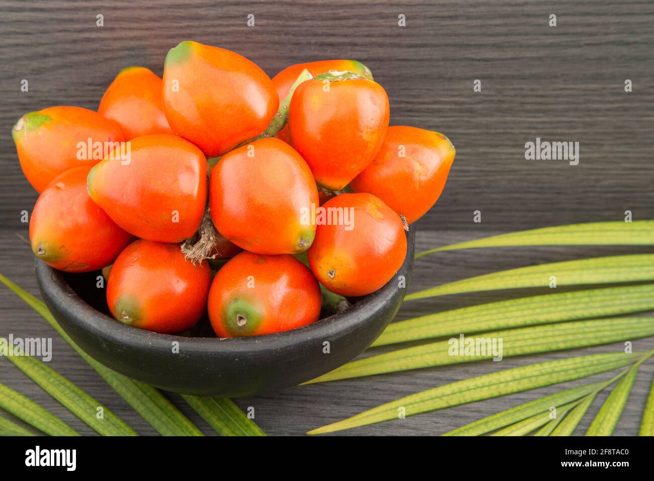 Chontaduro delicious tropical fruit - Bactris gasipaes Stock Photo - Alamy