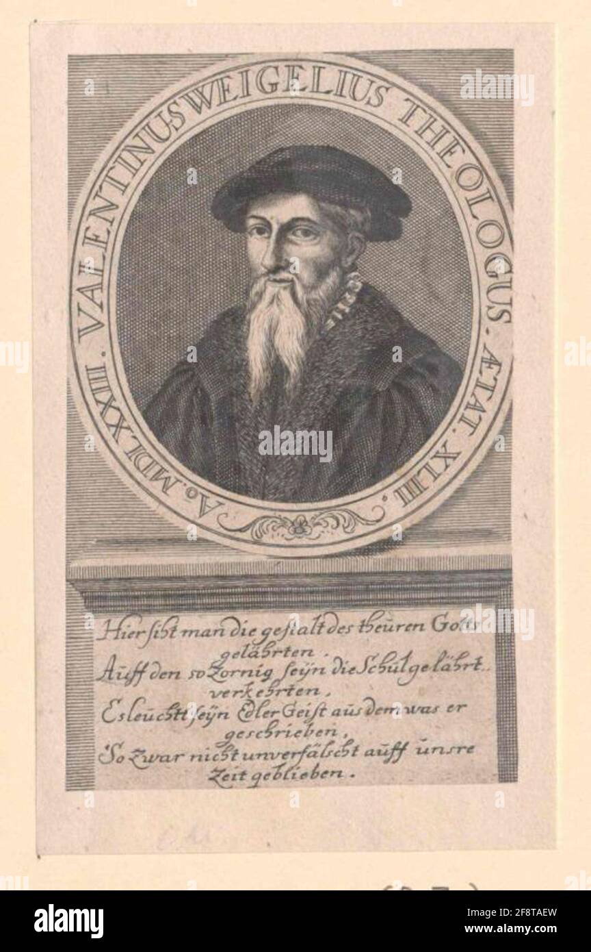 Weigel, Valentin Publisher: Müller, Samuel Stock Photo - Alamy