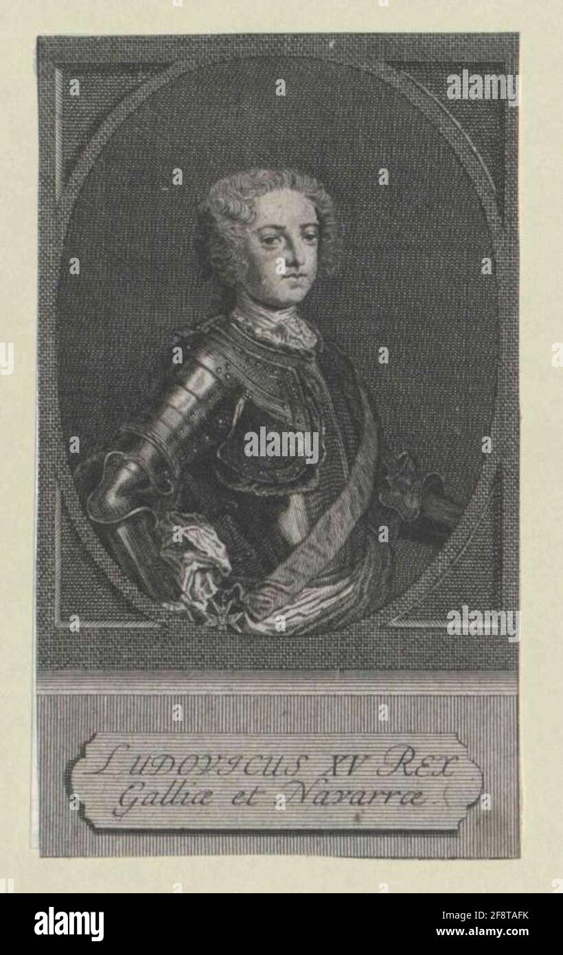 Ludwig XV., King of France Stock Photo - Alamy