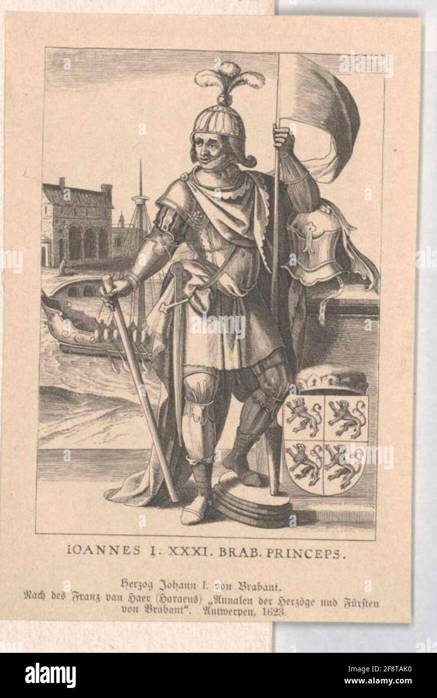 Johann I, Duke of Brabant Stock Photo - Alamy