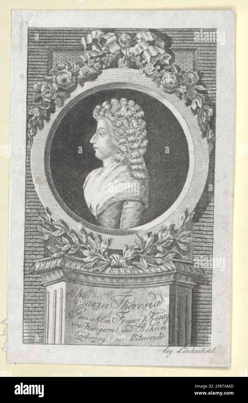 Maria Theresia, Princess of Naples Sicily Stock Photo - Alamy