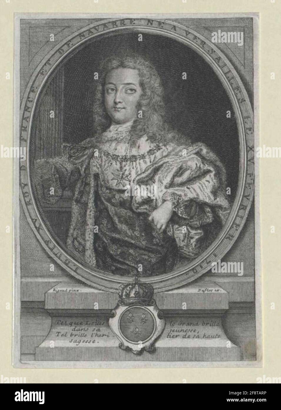 Ludwig XV., King of France Stock Photo - Alamy