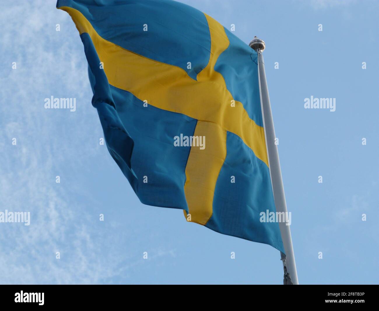 flag of sweden in wind Stock Photo - Alamy