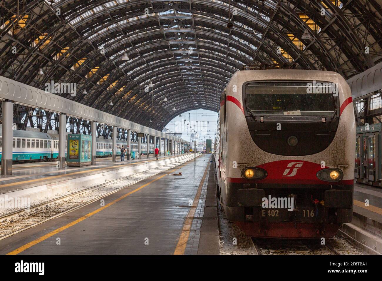 Milan central railway station hi-res stock photography and images - Alamy