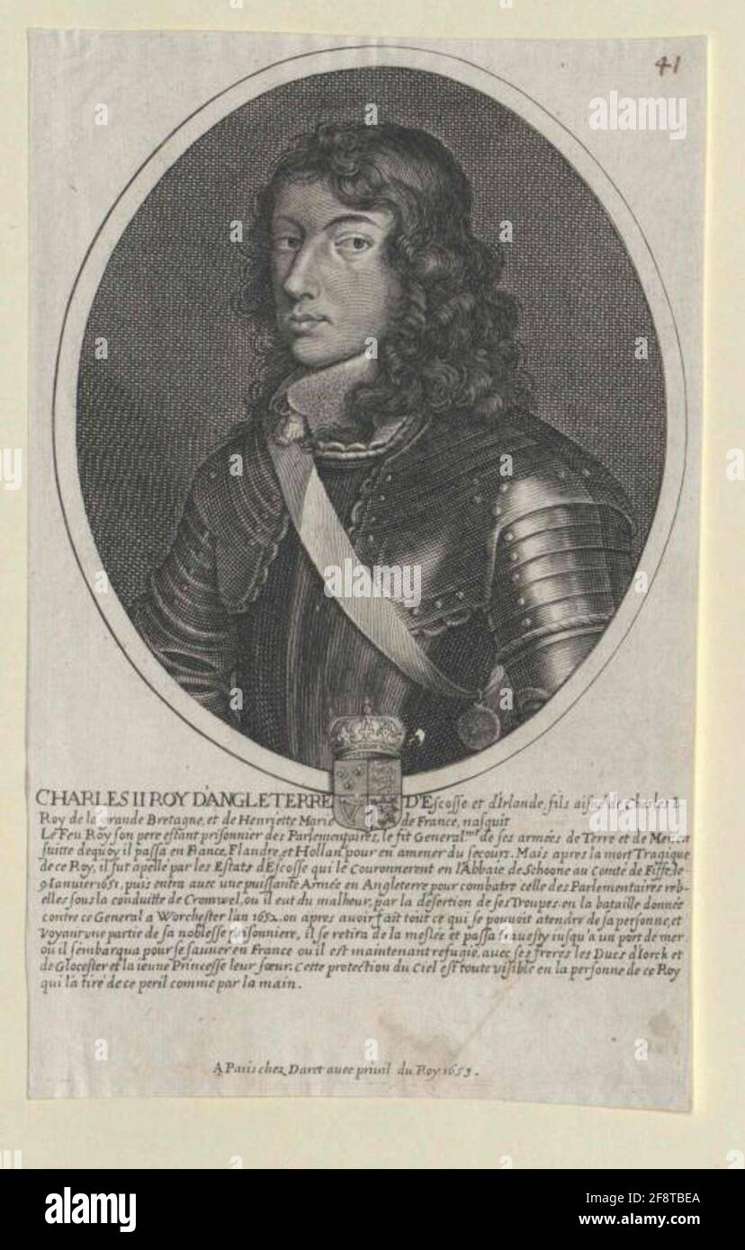 Karl II., King of England Stock Photo - Alamy