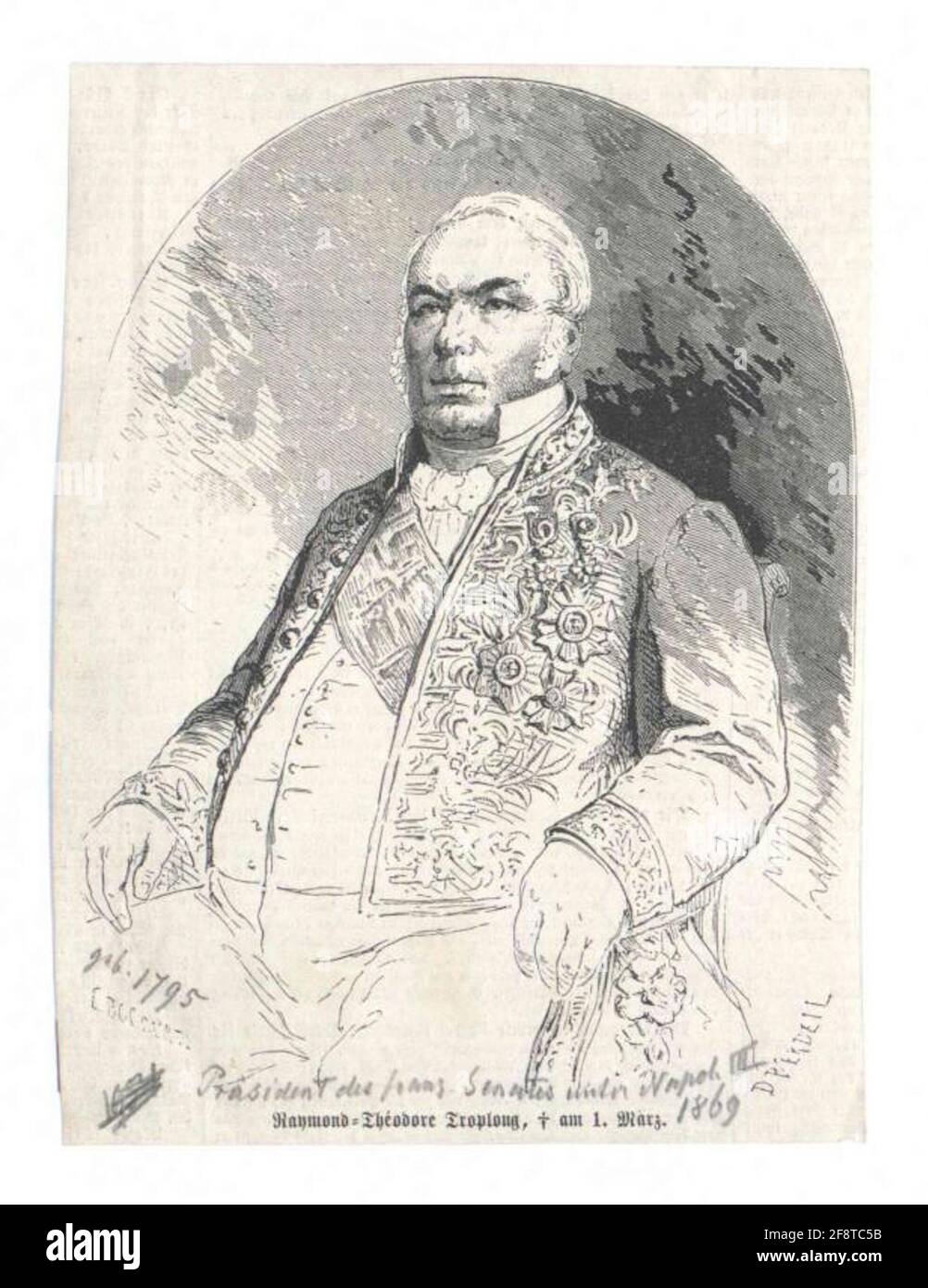 Troplong, Raymond Theodore Stock Photo - Alamy