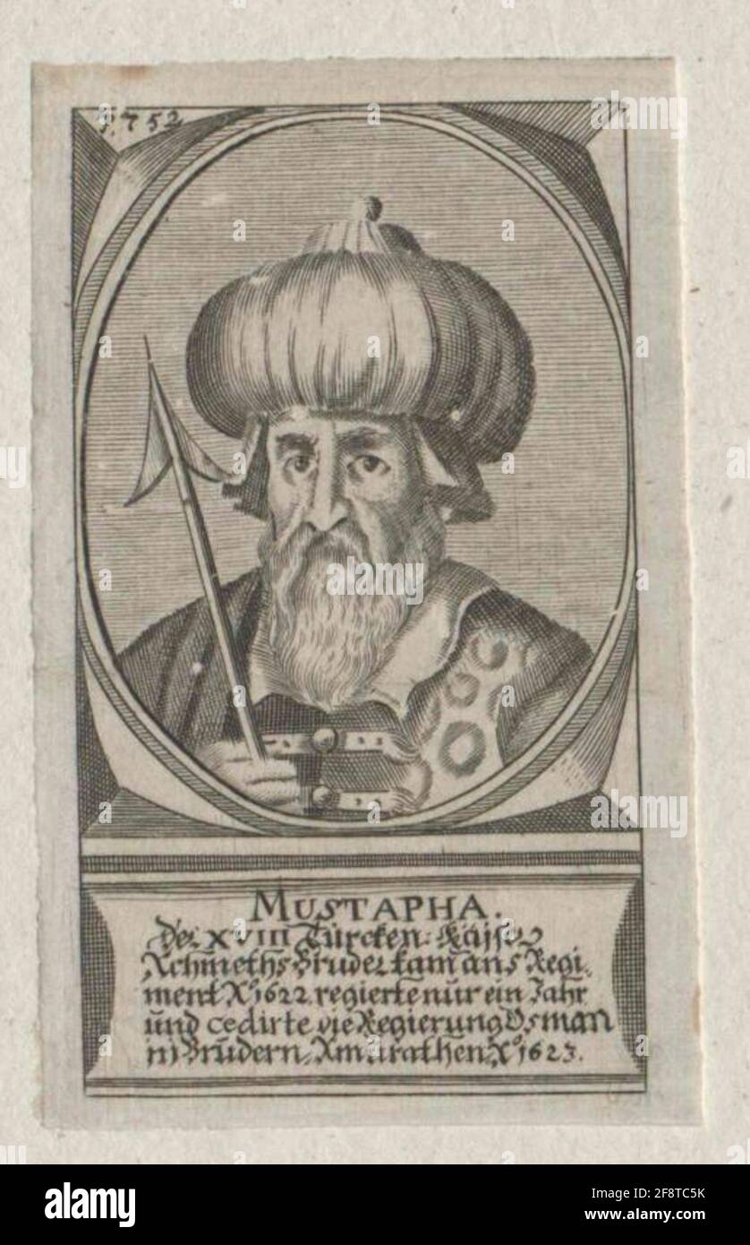 Mustafa I. Sultan of Turkey 1622/1750 Stock Photo - Alamy