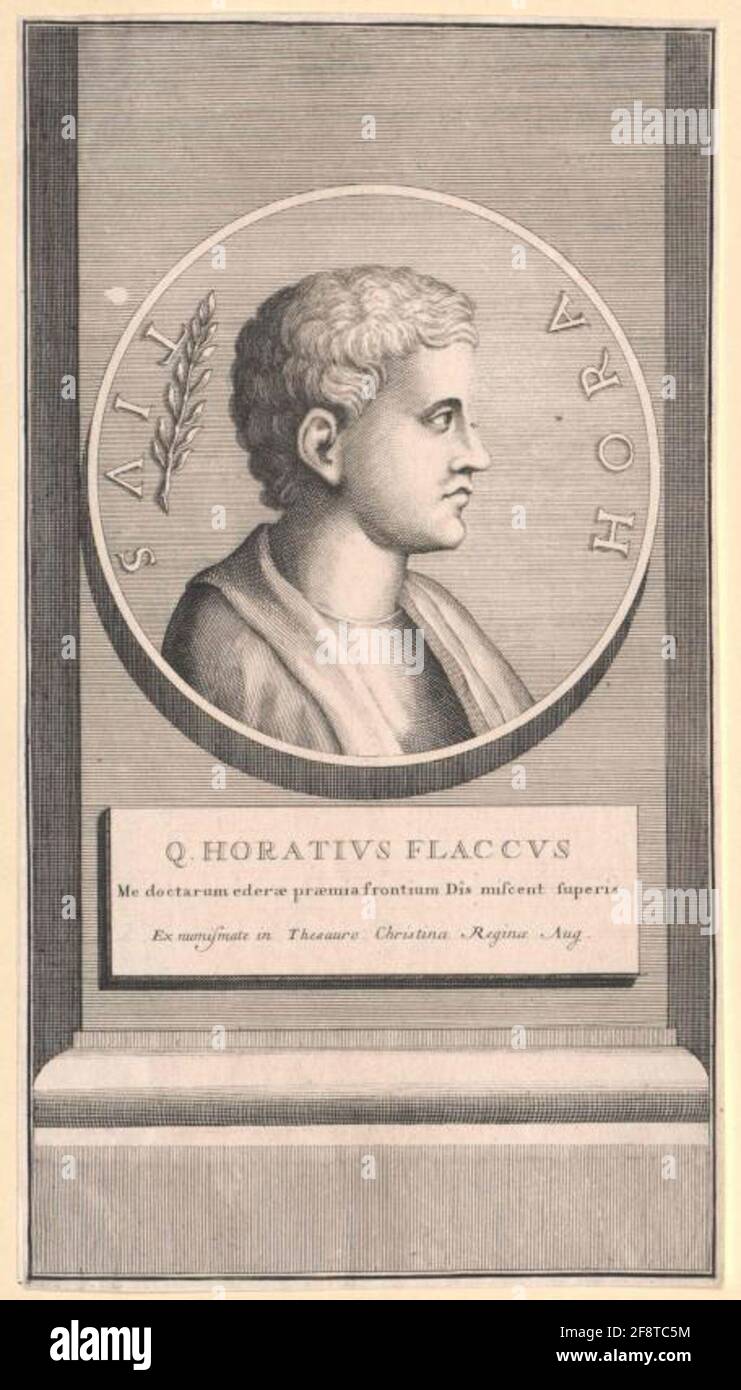 Ancient roman poet horace hi-res stock photography and images - Alamy