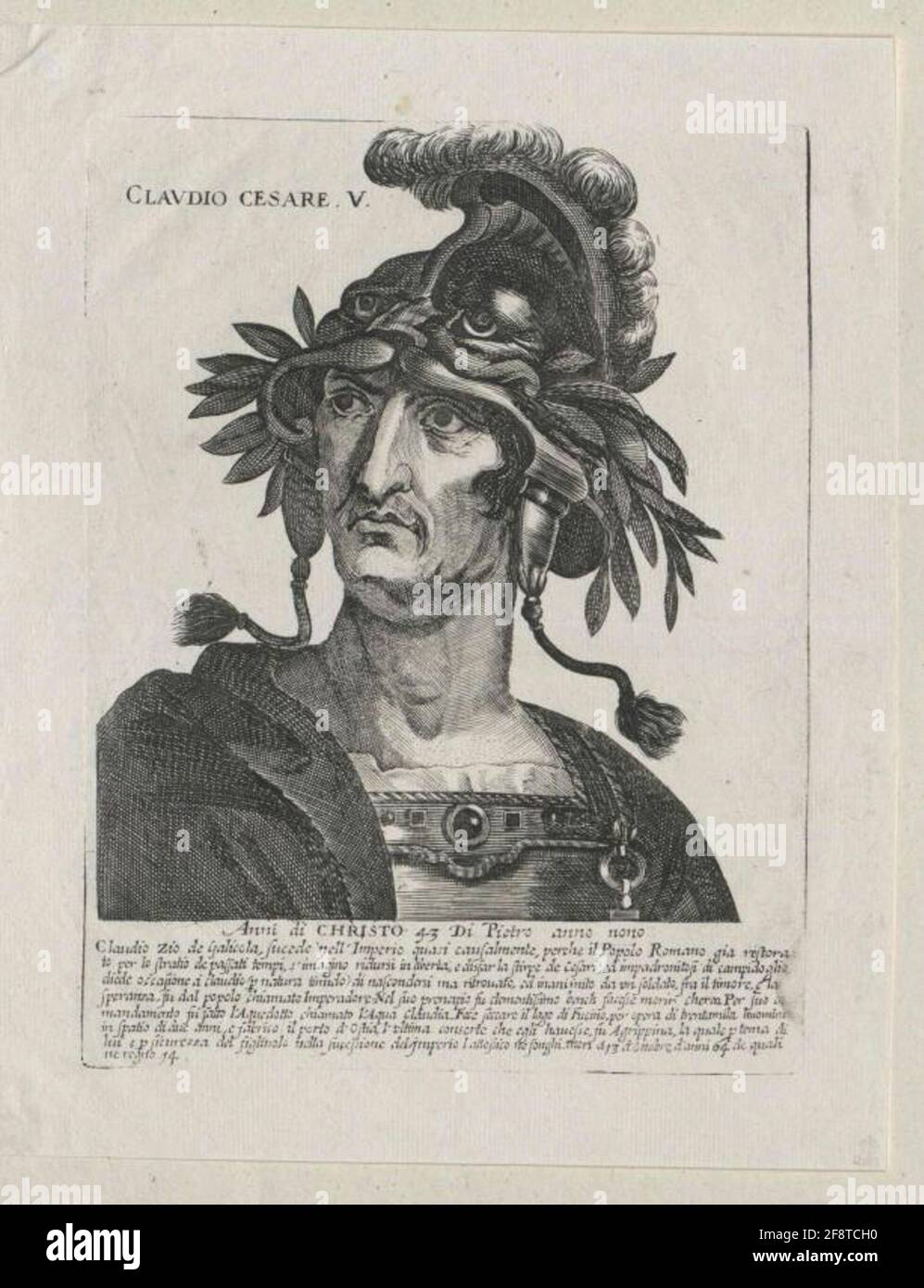 Claudius, Roman emperor Stock Photo - Alamy