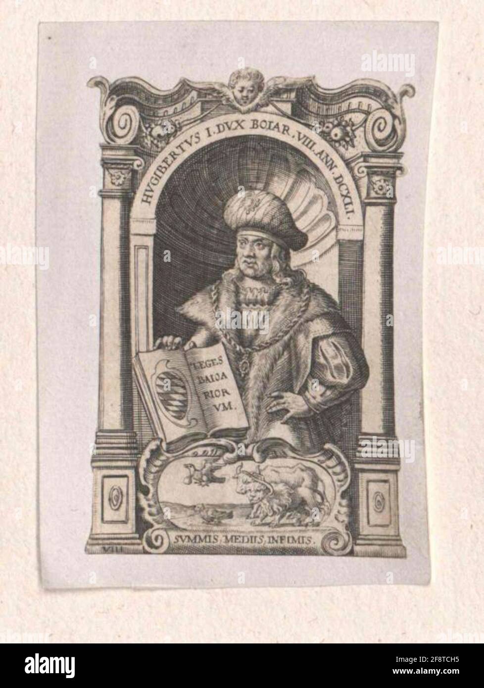 Hugobert I., Duke of Bavaria Stecher: Kilian, Philippdatierung: 1643/ ...