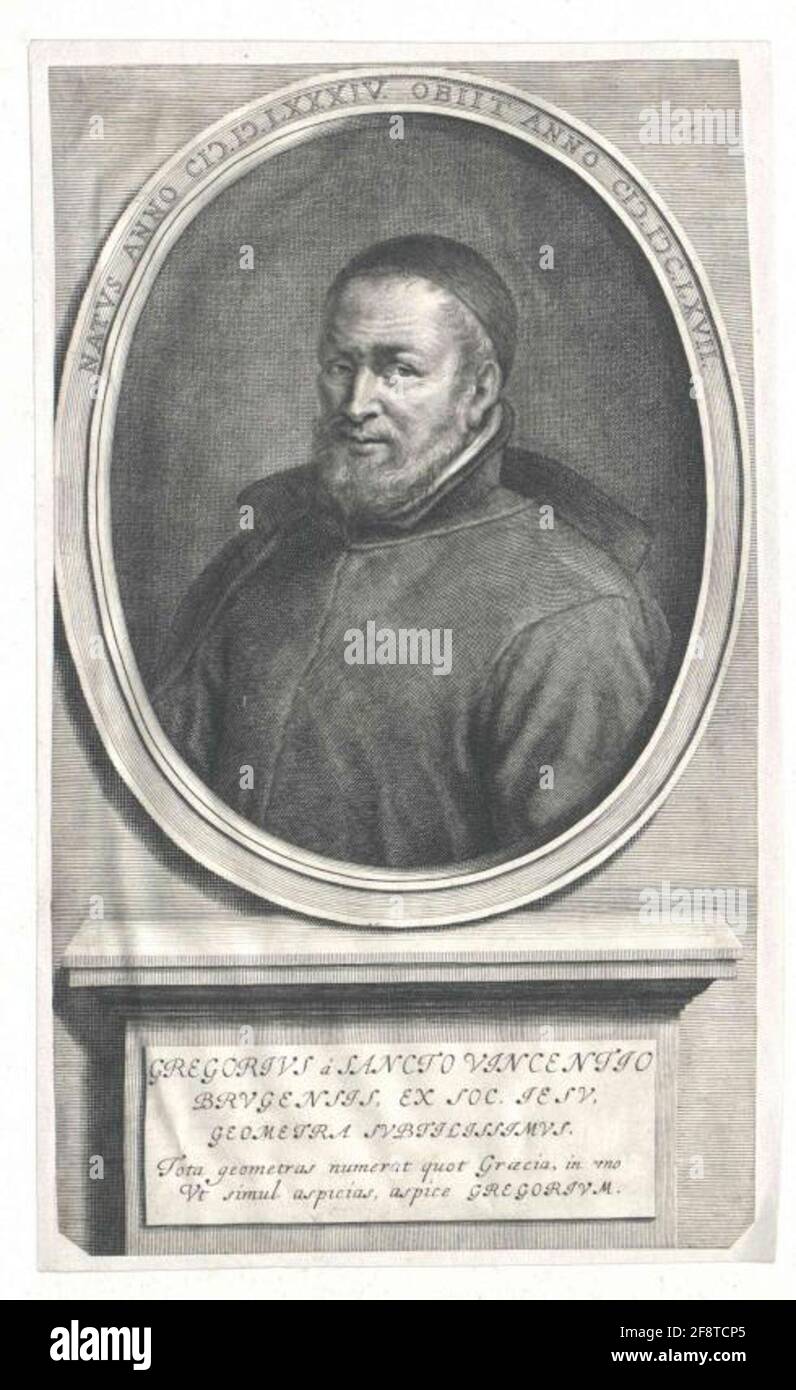 Saint Vincent, Gregory of Stock Photo - Alamy