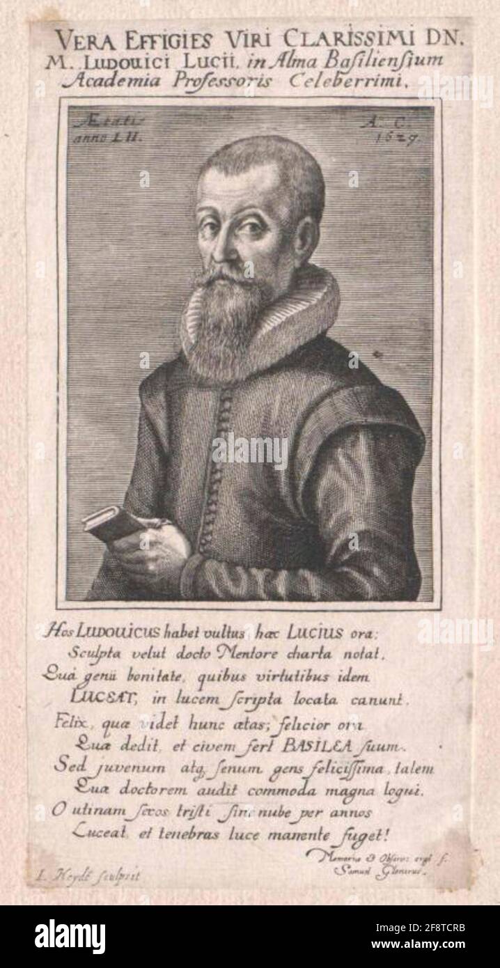 Lucius, Ludovicus Stecher: Heyden, Jacob van der (1573 Stock Photo - Alamy