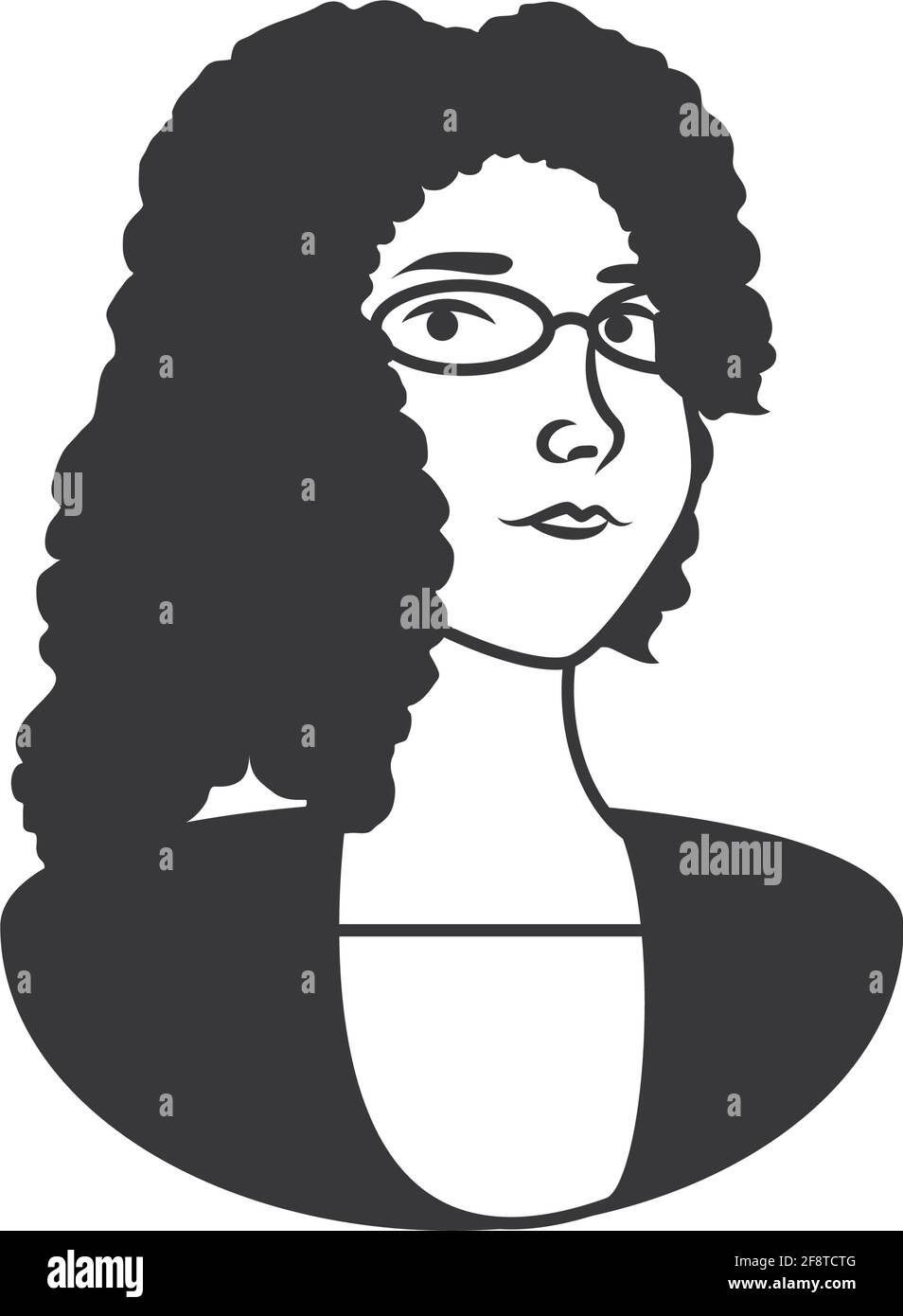 businesswoman profile cartoon Stock Vector Image & Art - Alamy