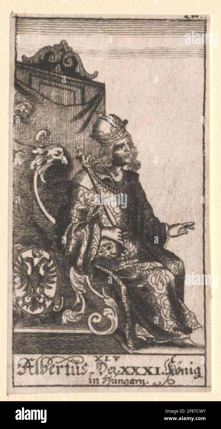 Albrecht II, German king Stock Photo - Alamy