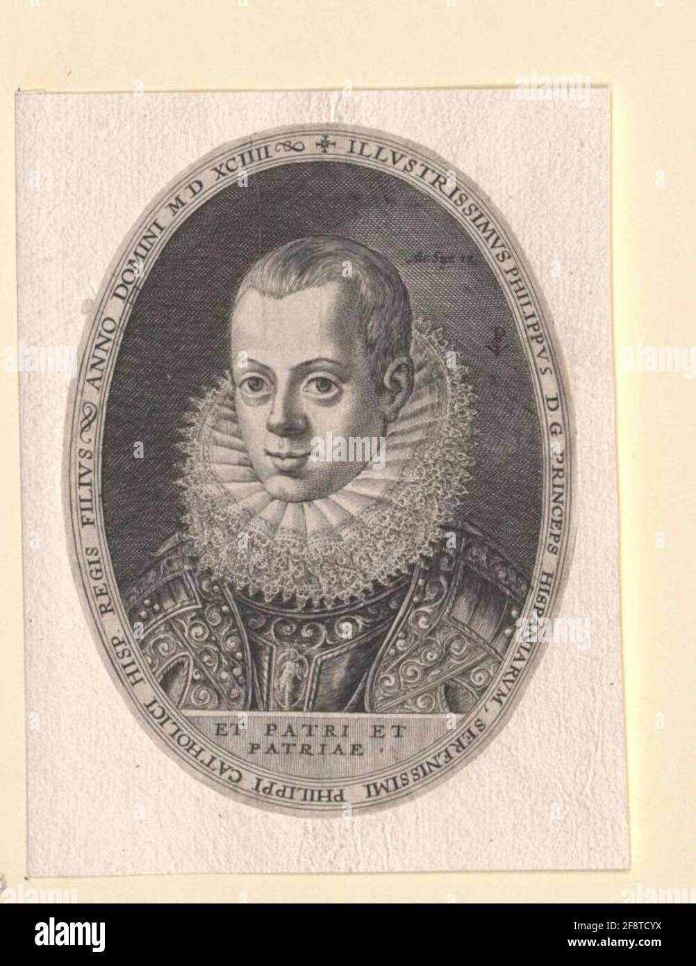 Philipp III., King of Spain Stecher: Passe, Crispyn DE (1 Stock Photo ...
