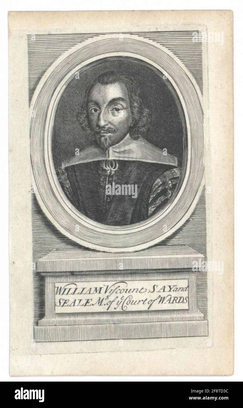 Fiennes, 1. Viscount of Saye and Sele, William Stock Photo - Alamy