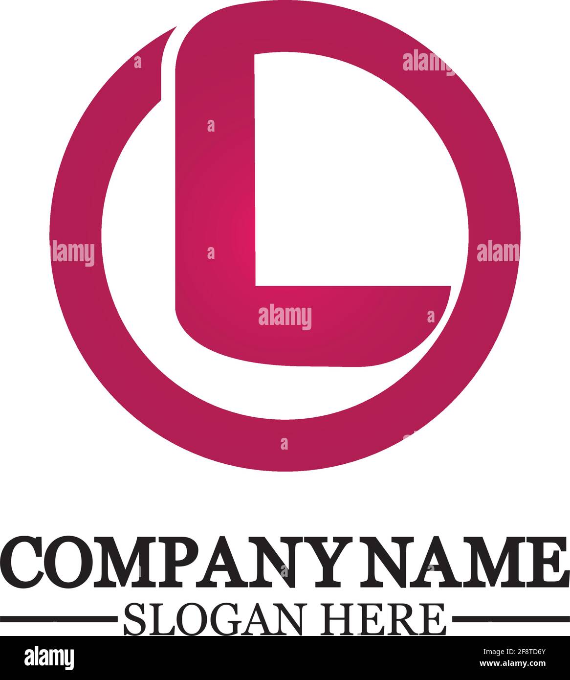 Letter L logo icon design template elements Stock Vector Image & Art ...