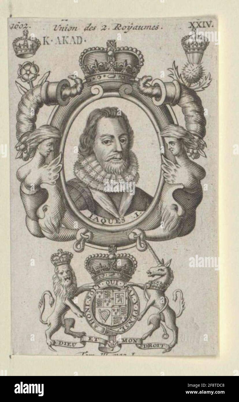 Jacob I. King of England Stock Photo - Alamy