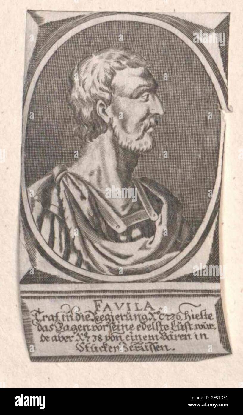 Favila, King of Asturias Stock Photo - Alamy