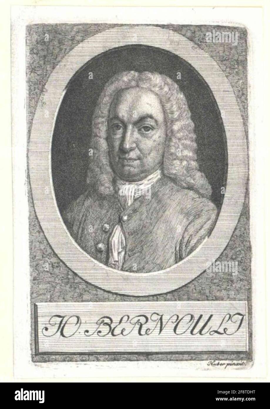Bernoulli, Johann painter: Huber, Johann Rudolf (1668) Stecher ...